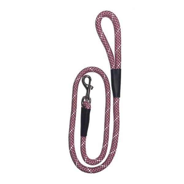 Trustie Dog Leash - Reflective Nylon Rope (Red) (12mmx120cm) | Dog ...