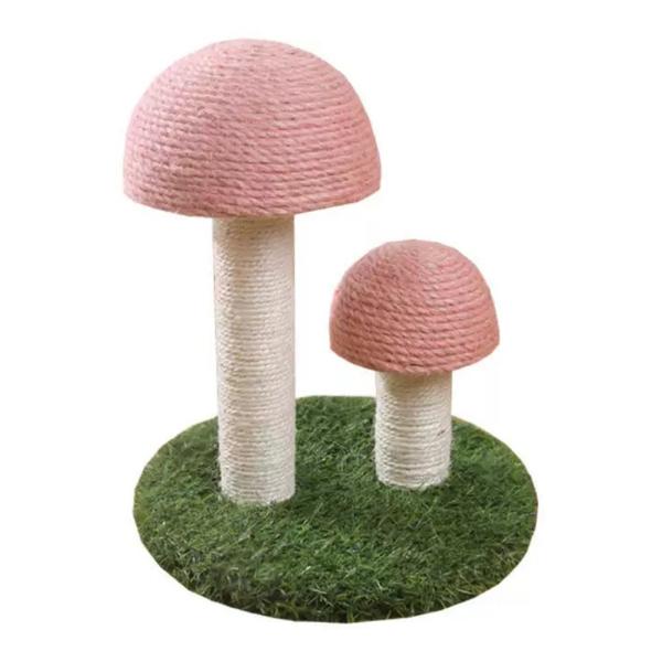 Trustie Cat Scratching Post - Mushroom (Pink) (Cat) (30x30x33cm) | Cat ...