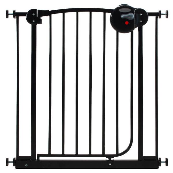 Lucky Baby Black 2-Way Swing Back Gate (73.4-79cm) | Dog Accs | Pet ...