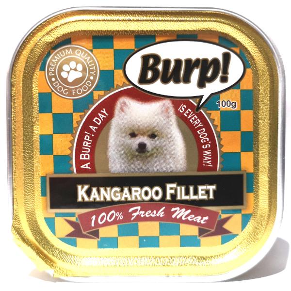 Burp Kangaroo Fillet 100G | Dog Can Food | Pet Lovers Centre