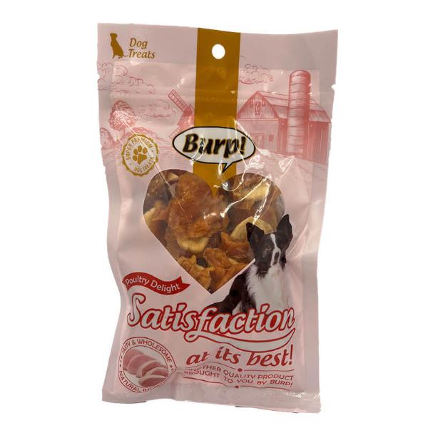 Burp Banana Chip With Chicken Wrap 100g (Treats of Pawradise) | Dog ...