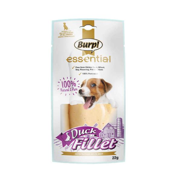 Burp Essential Duck Fillet 22g | Dog Treats | Pet Lovers Centre