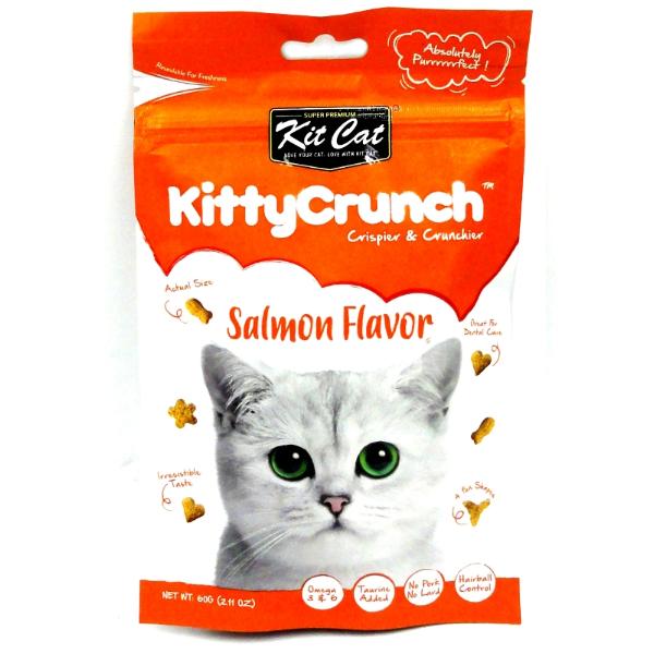 Kitcat Kitty Crunch Cat Bites (Salmon) 60G | Cat Treats | Pet Lovers Centre