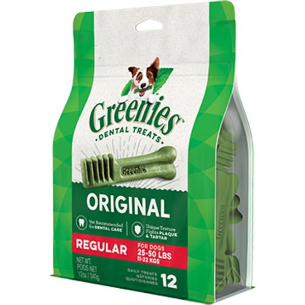 Greenies Treat-Pak-Regular 12oz (340G) | Dog Treats | Pet Lovers Centre