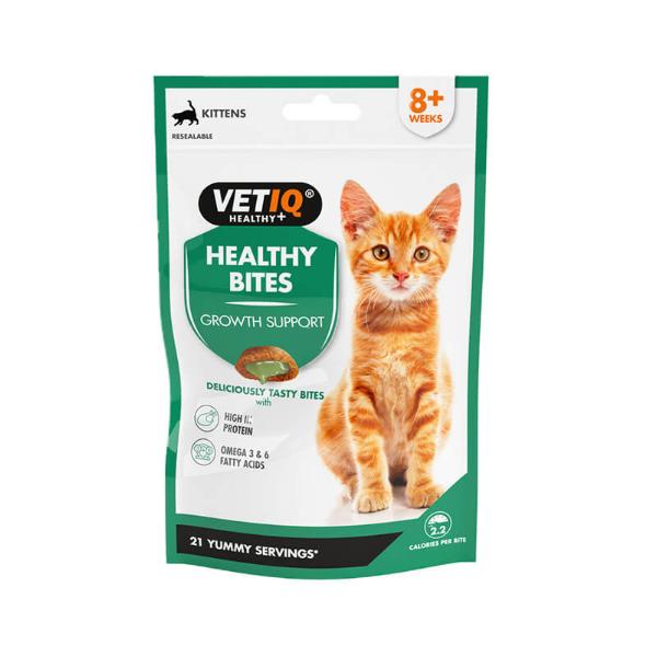 Vetiq Healthy Bites Growth Support (Kitten) 65g | Cat Treats | Pet ...