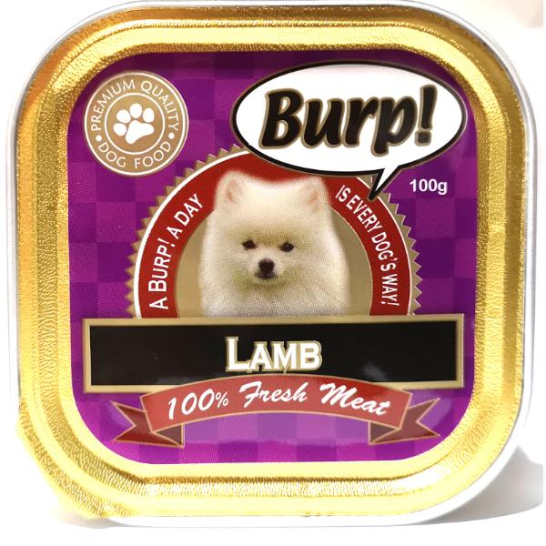Burp Lamb 100G | Dog Can Food | Pet Lovers Centre