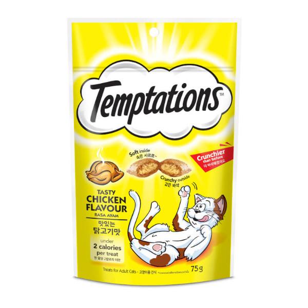 Temptations Chicken 75G | Cat Treats | Pet Lovers Centre