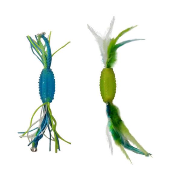 Feline Clean Tpr Teether Swatter With Feather | Cat Toys | Pet Lovers ...