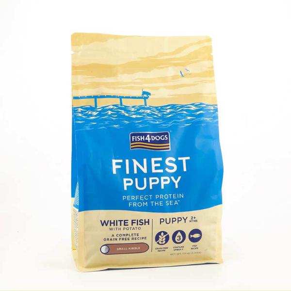 Fish4Dogs Finest Fish 4 Puppy (Ocean Whitefish) (Small Bites) 1.5kg ...