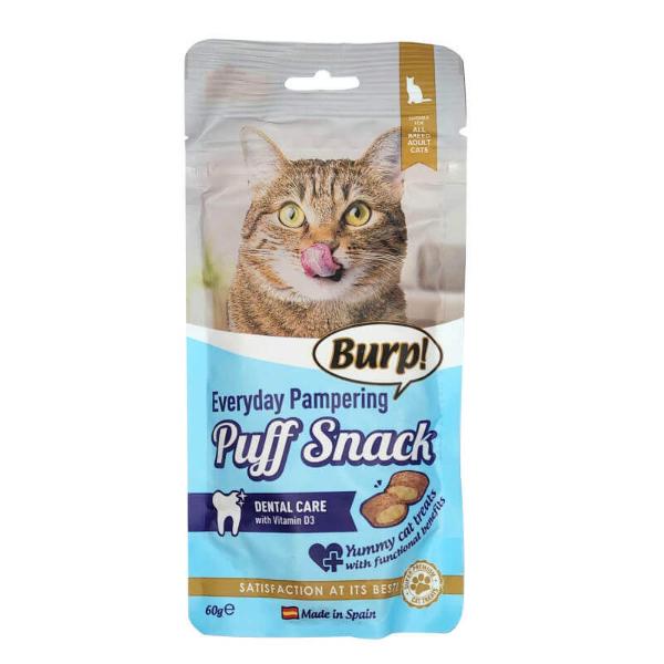 Burp Everyday Pampering Puff Snack (Dental Care) With Vitamin D3 60g ...