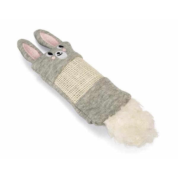 Beeztees Textile Toy Rabbit With Crinkle (20X5X3cm) | Cat Toys | Pet ...