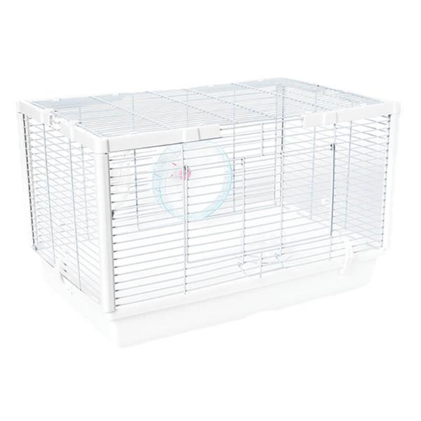 Trustie Hamster Cage - Rectangular White (47x30x32cm) | Small Animal ...