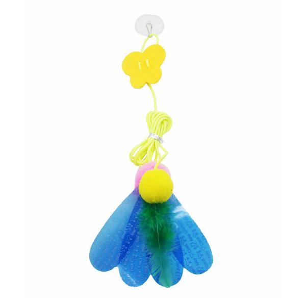 Amy N Carol Cat Teaser Sticky Hook Self Entertain Cricket | Cat Toys ...