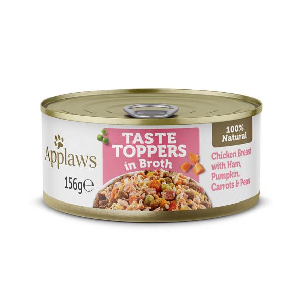 Applaws Taste Toppers Chicken Breast With Ham And Vegetables In Broth ...