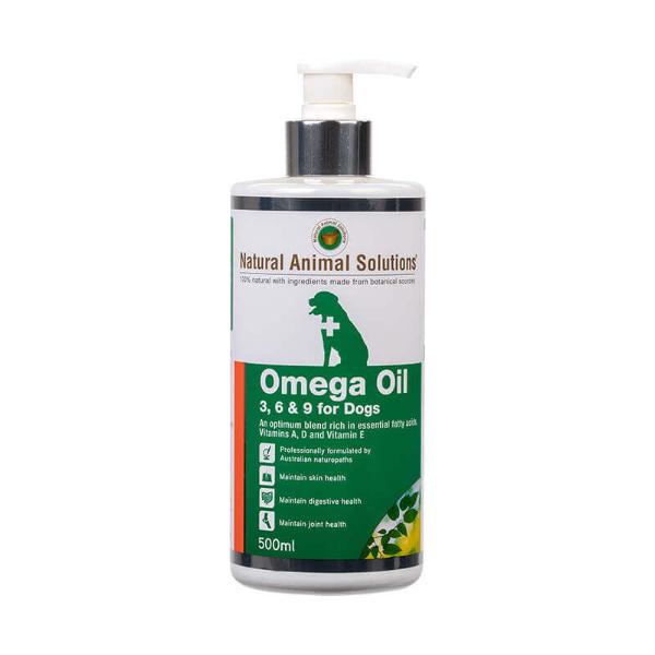 Natural Animal Solutions Omega Oil 3,6 & 9 Oil 500ml | Dog Supplement ...