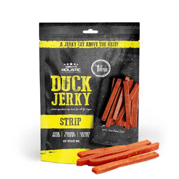 Absolute Holistic Jerky Limited Ingredient Duck Strip 100g | Dog Treats ...