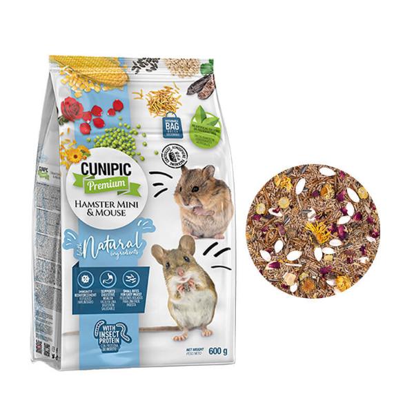 Cunipic Premium Food Hamster Mini & Mouse 600g | Small Animal Food ...