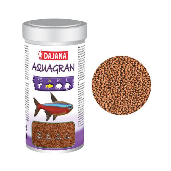 Dajana Aqua Gran Small Granules (0.8mm) 60g (100ml) | Fish Food | Pet ...