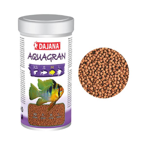 Dajana Aqua Gran Medium Granules (1.2mm) 60g (100ml) | Fish Food | Pet ...