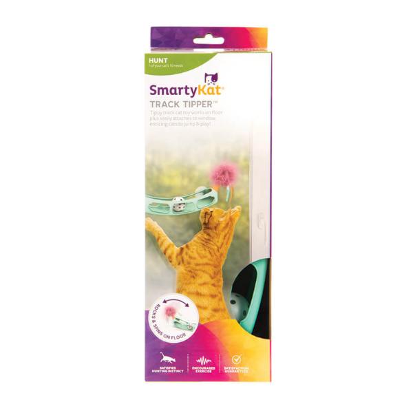 Smartykat 2 In 1 Floor And Window - Track Tipper | Cat Toys | Pet ...