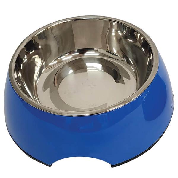 Dogit Stainless Steel 2 In 1 Durable Bowl (Blue) (350ml) | Bowls | Pet ...