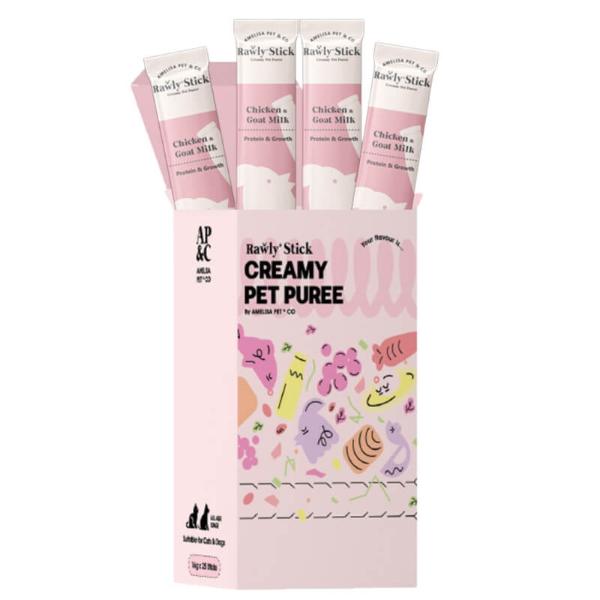 Amelisa Pet And Co Rawly Stick - Chicken And Goat Milk 25 Pieces/Box ...