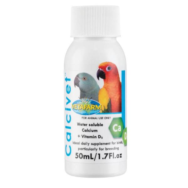 Vetafarm Calcivet 50ml | Bird Supplement | Pet Lovers Centre
